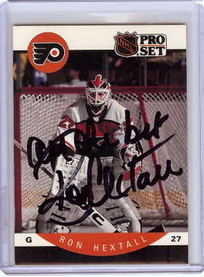 Ron Hextall 1990-91 Pro Set Hand Signed Autographed Flyers #216 JSA ...