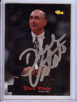 Dick Vitale 1994 Classic Hand Signed Autographed Broadcaster #81 JSA ...