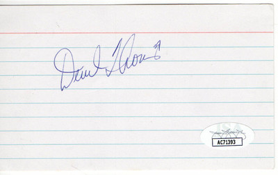 Derrel Thomas Signed Autographed Index Card Los Angeles Dodgers JSA ...