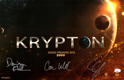 Krypton Multi Signed Autographed 11X17 Poster 3 Autos Cuffe Kindler ...