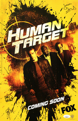 Human Target Signed Cast Autograph 11X17 Poster 6 Autos Valley Haley ...
