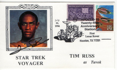 Tim Russ Signed Autographed First Day Cover Star Trek Voyager Tuvok JSA ...