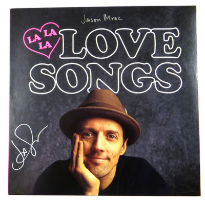 Jason Mraz Signed Autographed Record Album Cover LaLaLaLoveSongs JSA ...