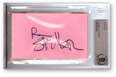 Ben Stiller Signed Autographed Index Card Zoolander Tropic Thunder BAS ...