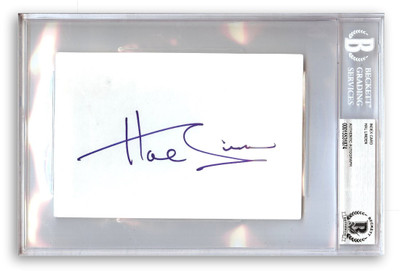 Hal Linden Signed Autographed Index Card Barney Miller Actor BAS 1874 ...