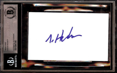 Steve Hackett Signed Autographed Index Card Genesis Guitarist BAS ...