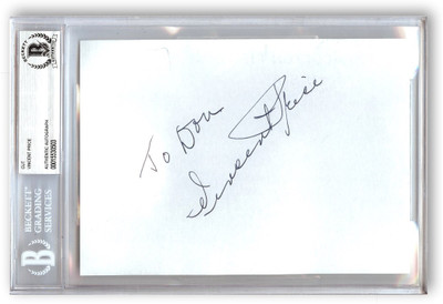 Vincent Price Signed Autographed Index Card Hollywood Legend BAS 0503 ...
