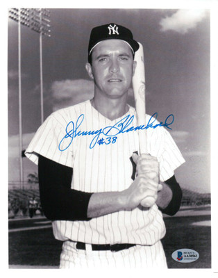 Johnny Blanchard Signed Autographed 8X10 Photo New York Yankees #38 BAS ...