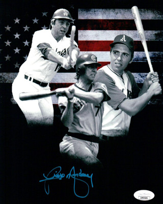 Rick Monday Signed Autograph 8X10 Photo Career Collage Blue Ink Dodgers ...