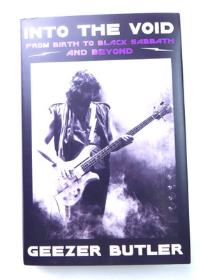 Geezer Butler Signed Autographed Hardcover Book Black Sabbath Bassist ...