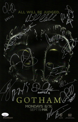 Gotham Signed Cast Autograph 11X17 Poster McKenzie Pinkett-Smith +12 ...