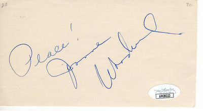 Joanne Woodward Signed Autographed Cut Signature Three Faces of Eve JSA ...
