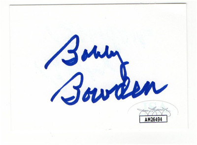 Bobby Bowden Signed Autographed Cut Signature Florida State JSA AM26494 ...