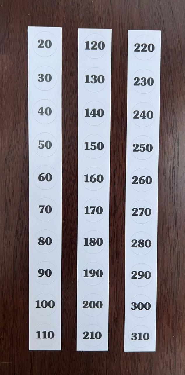 Nautilus weight stack stickers (Chain drive style)