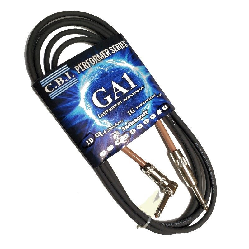 Cbi Ga1 1/4 To 1/4 Guitar Instrument Cable 15 Feet Length CBI GA1 ...