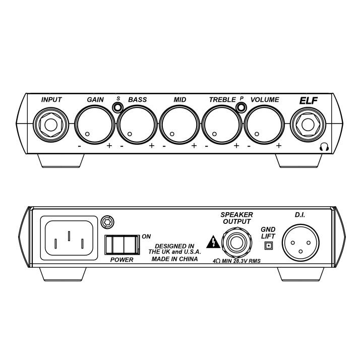 Elf - Super-Portable Bass Amplifier Head