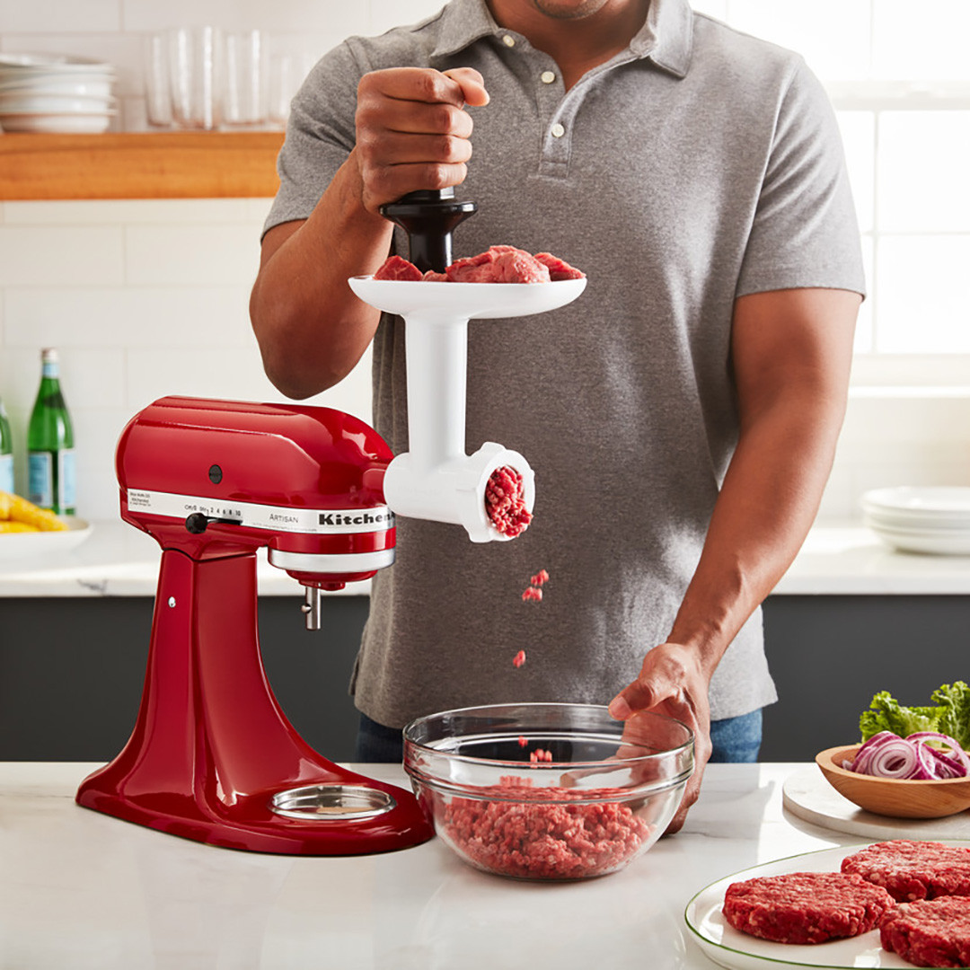 KitchenAid 5KSMFGA Plastic Food Grinder | Juicers.co.uk
