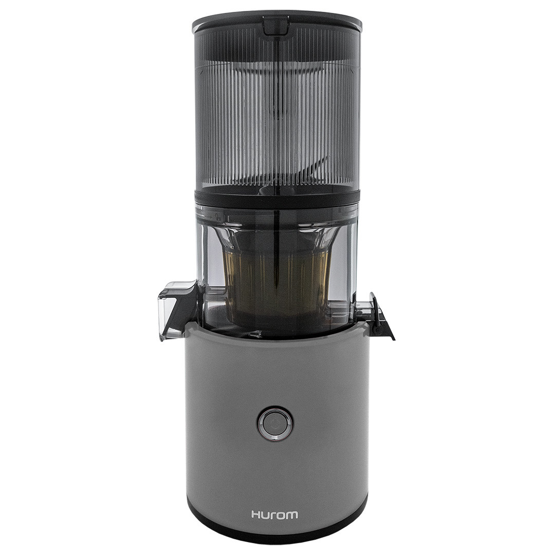 Hurom H300 Self-Feeding Slow Juicer in Silver | Juicers.co.uk