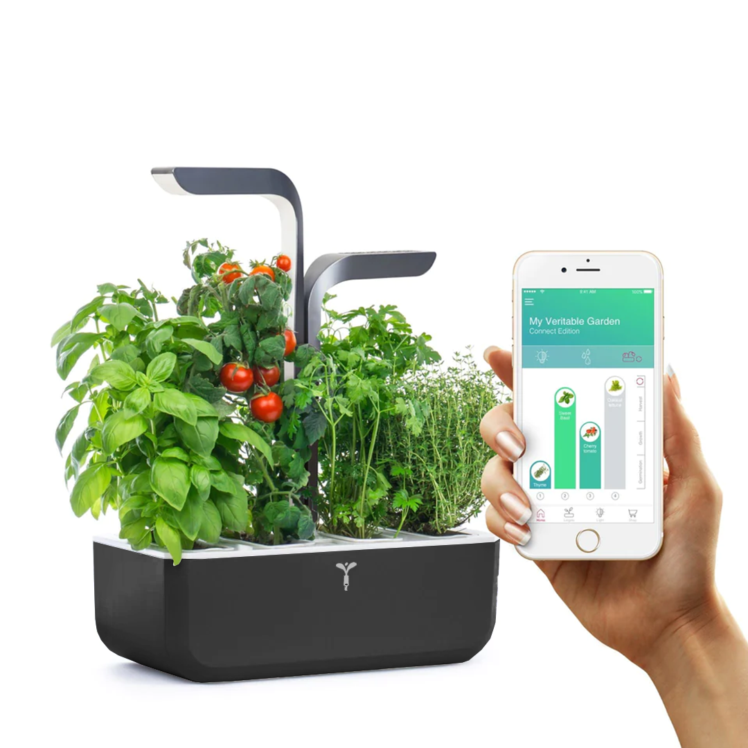 Veritable SMART Smart Home Garden in Soft Black | Juicers.co.uk