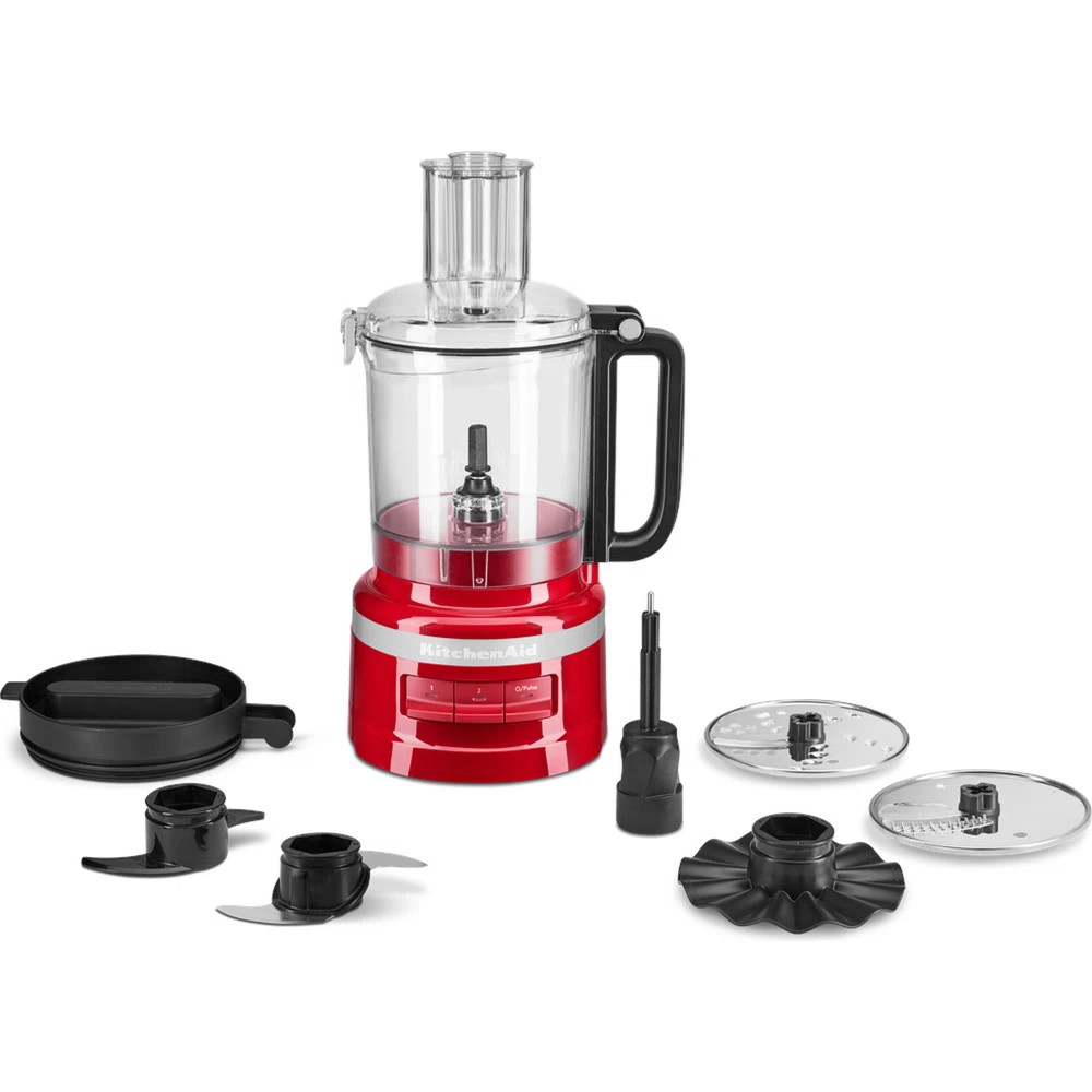 KitchenAid 2.1l Food Processor In Empire Red | Juicers.co.uk