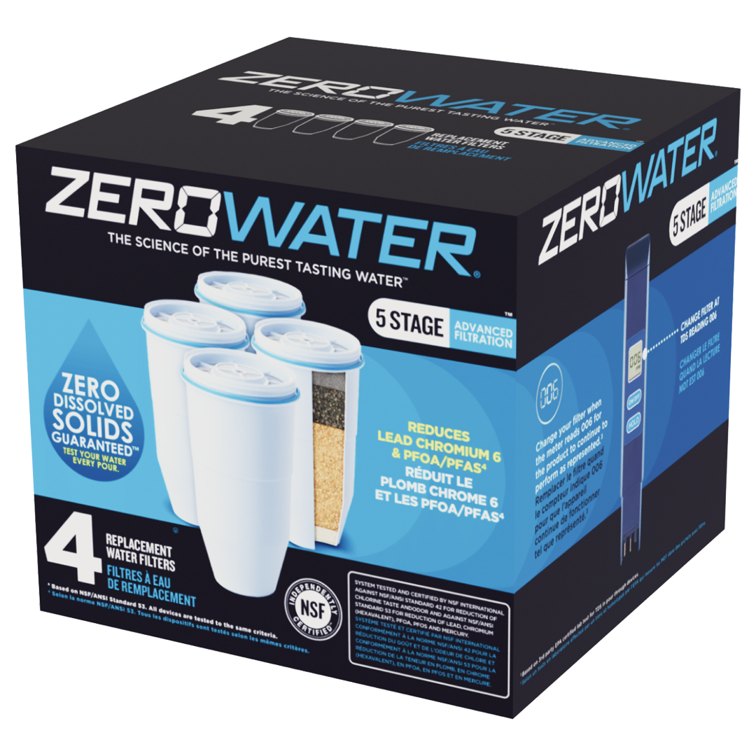 ZeroWater 4-Pack Replacement Filter | Juicers.co.uk