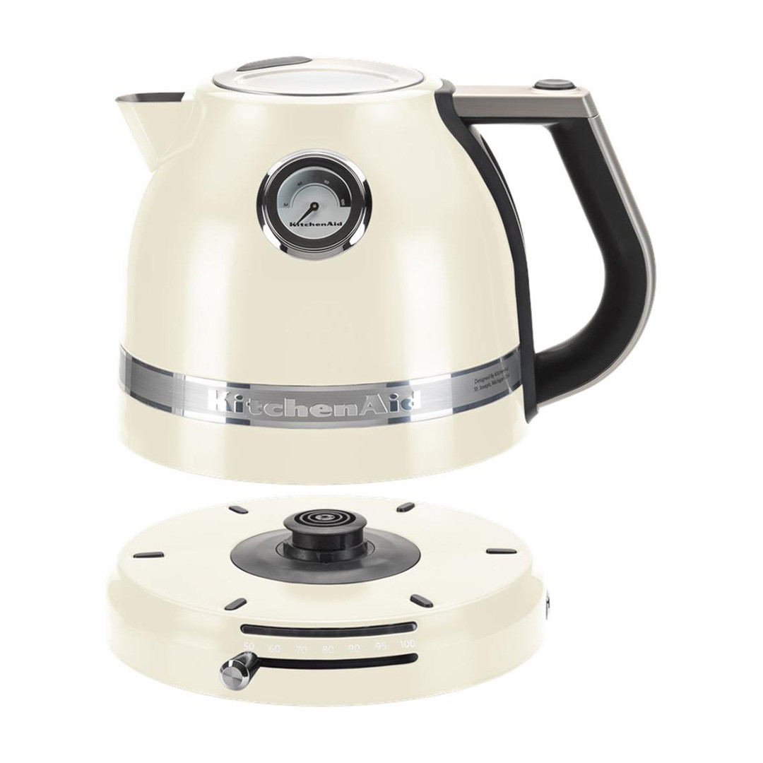 KitchenAid 1.5L Variable Kettle in Almond Cream | Juicers.co.uk