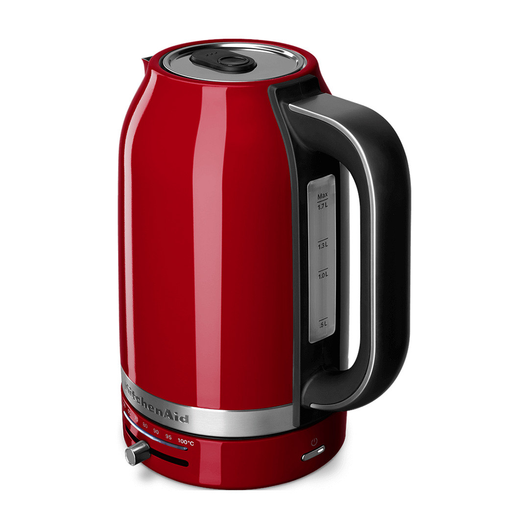 KitchenAid 1.7L Variable Kettle in Empire Red | Juicers.co.uk