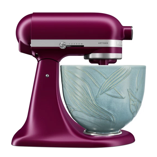KitchenAid Spring Leaves 4.7L Ceramic Mixing Bowl | Juicers.co.uk