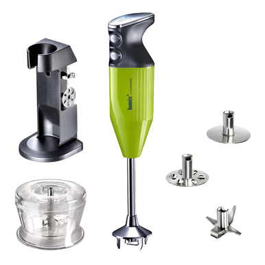 Bamix DeLuxe M200 3-Blade Hand Blender in Lime | Juicers.co.uk