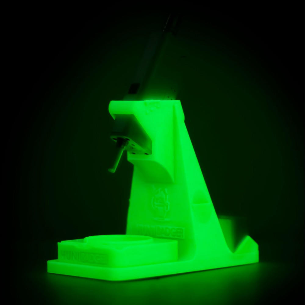 Huni Badger KRDank Stand: Glow Green | Dab Stand