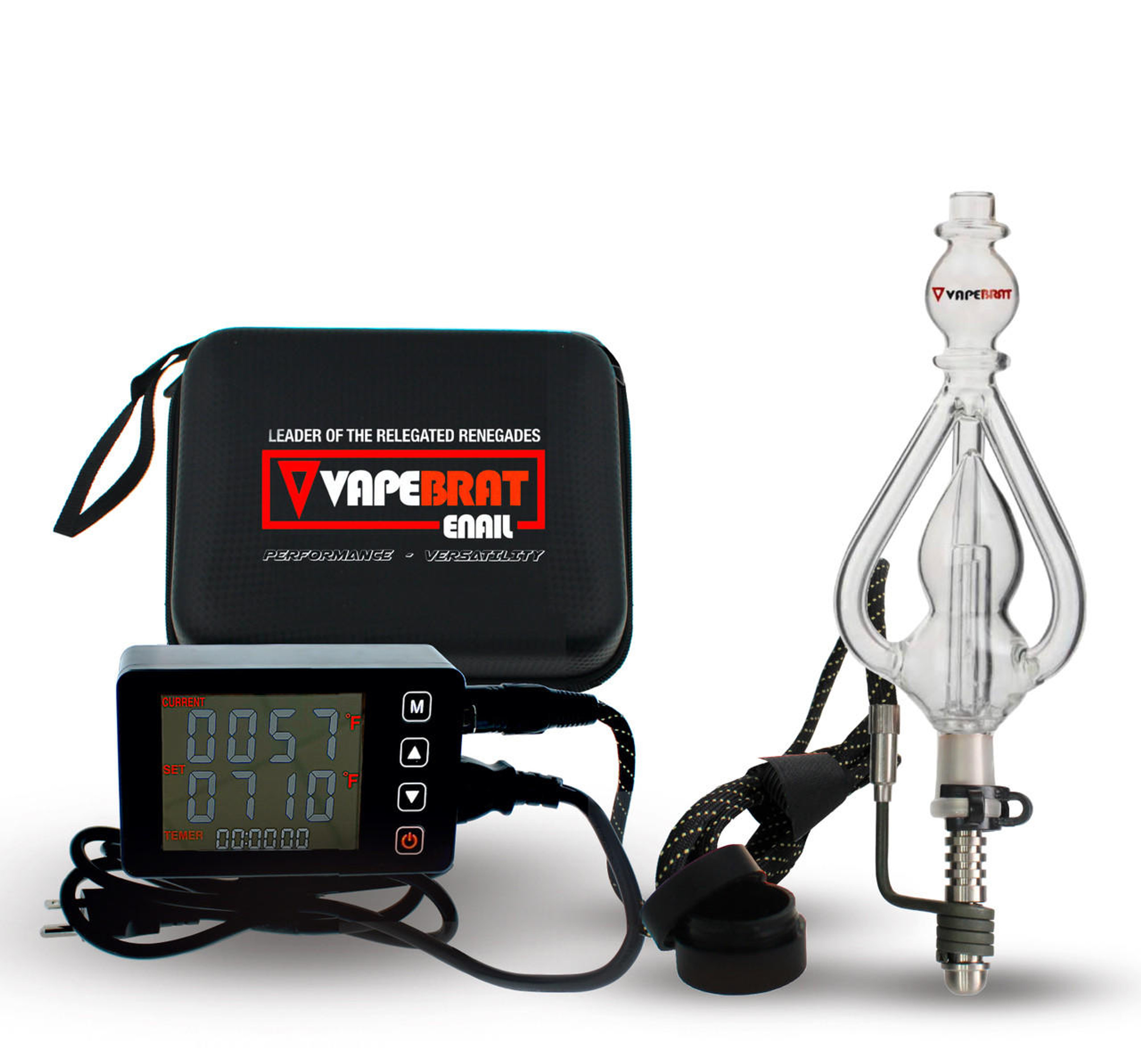 Vapebrat Electric Nectar Collector Enail Lcd Enail With Glass Recycler