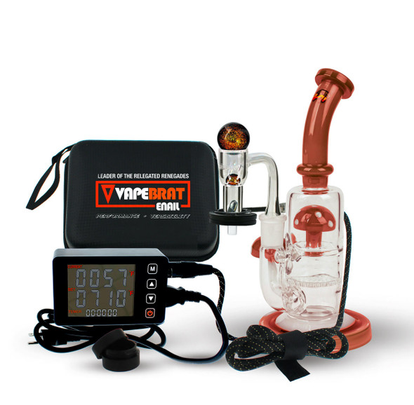 Vapebrat Terp Slurper Enail Pro Kit Sundae Glass Rig With 30mm Terp
