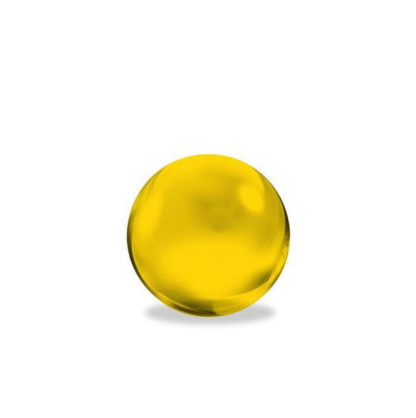 6mm Quartz Terp Pearl Banger Bead - Citrine | Dab Pearl