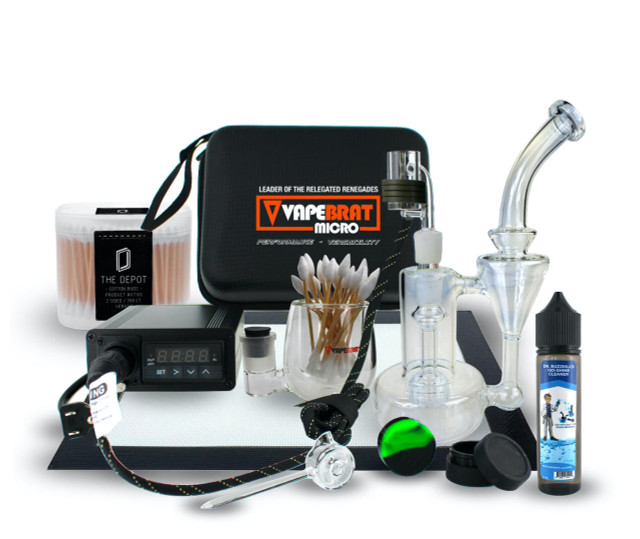Vapebrat Copa Enail Starter Kit Sidecar Recycler Rig With Quartz