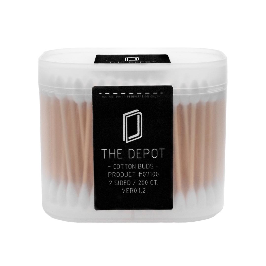 The Depot Cotton Buds: 200 Count Tub | Dab Swabs