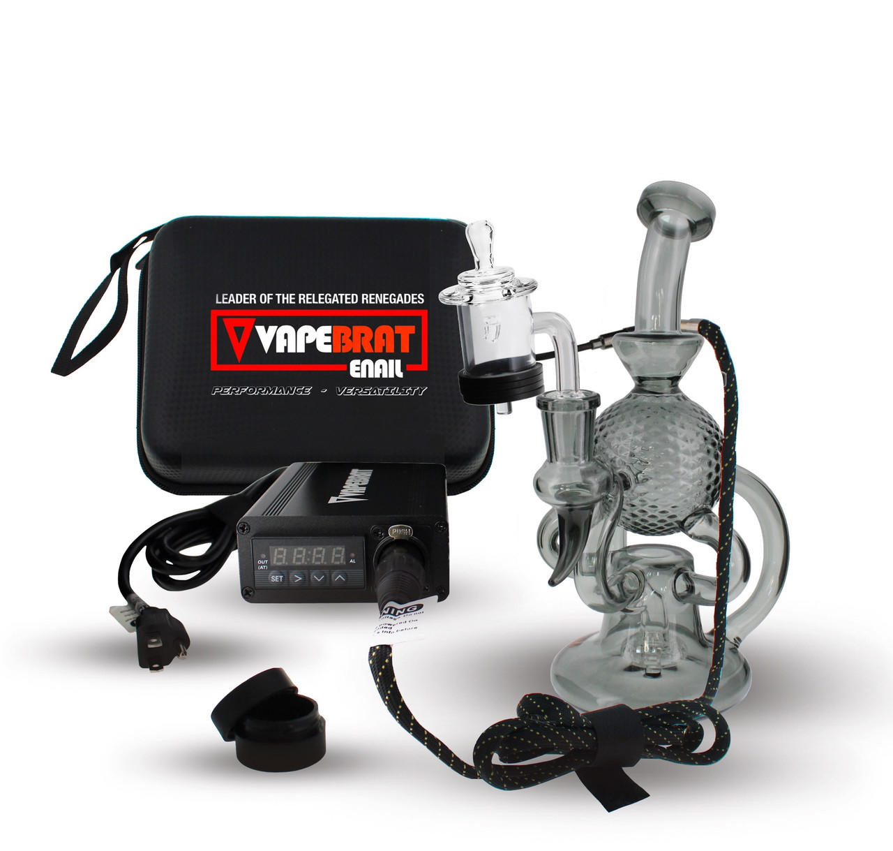 VapeBrat Enail - Micro E-Nail Quartz E-banger Bucket Kit: 25mm Bucket