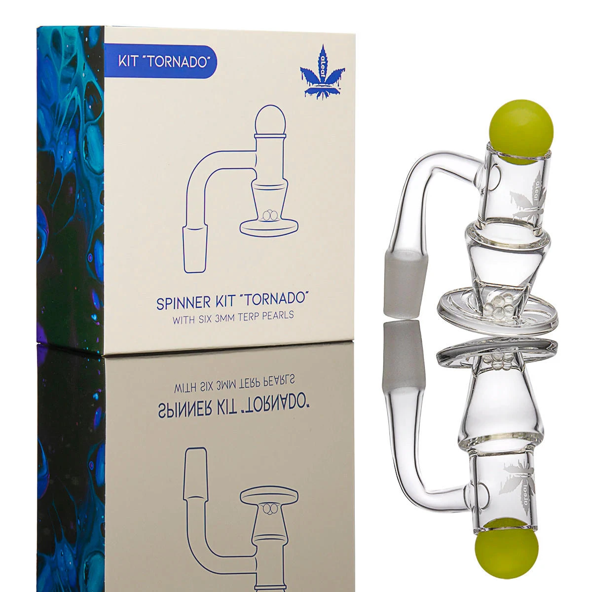 Spinner Kit "Tornado": 14mm 90 Degree Male Blender Banger Kit