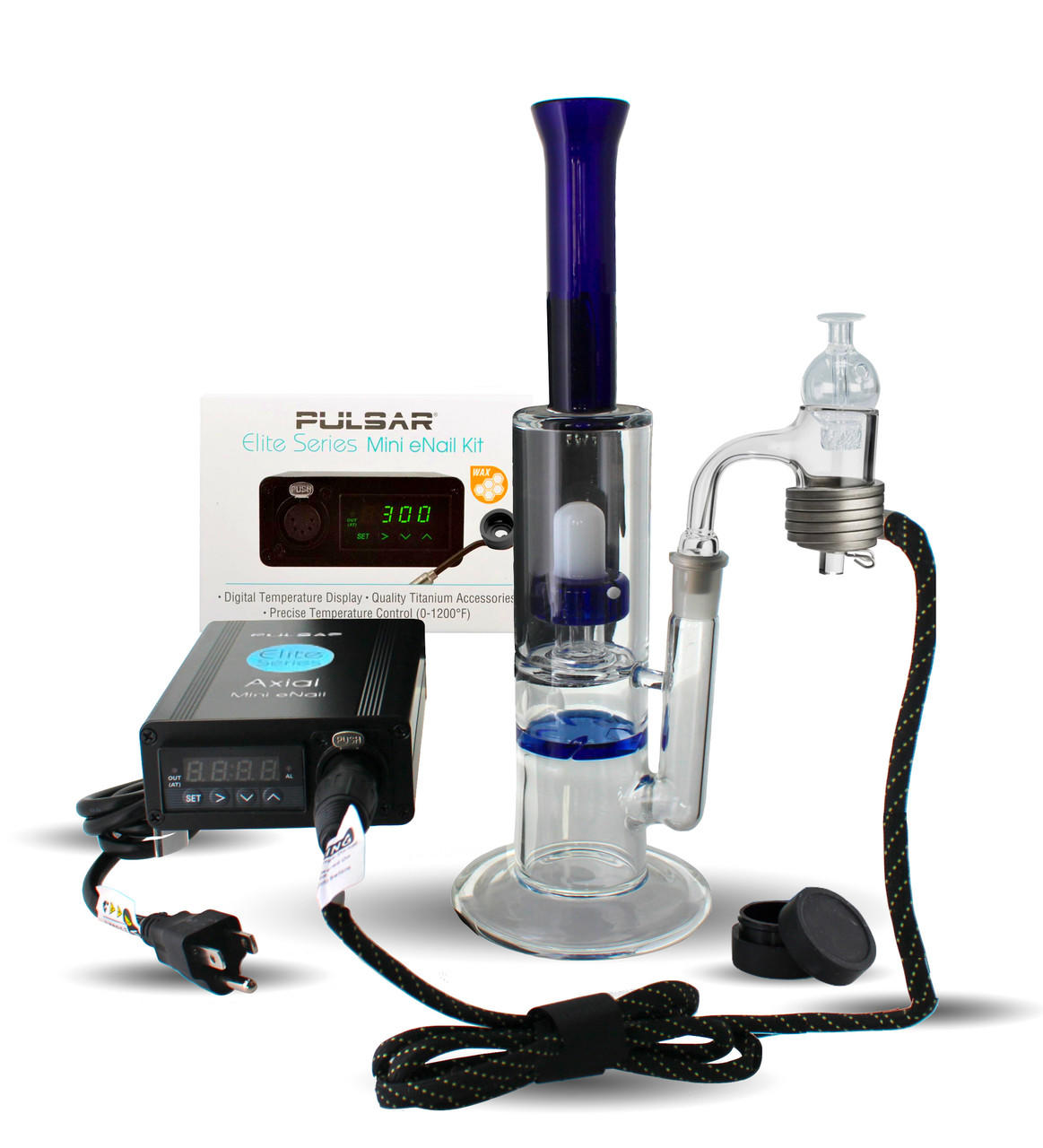 Pulsar Elite Series Quartz Mini E Nail Kit With 25mm Axial Coil