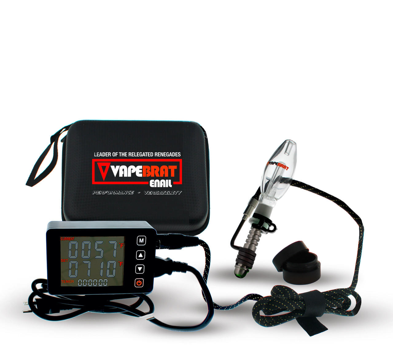 Vapebrat Electric Nectar Collector Enail Lcd Enail With X2 Dab Bubbler Kit