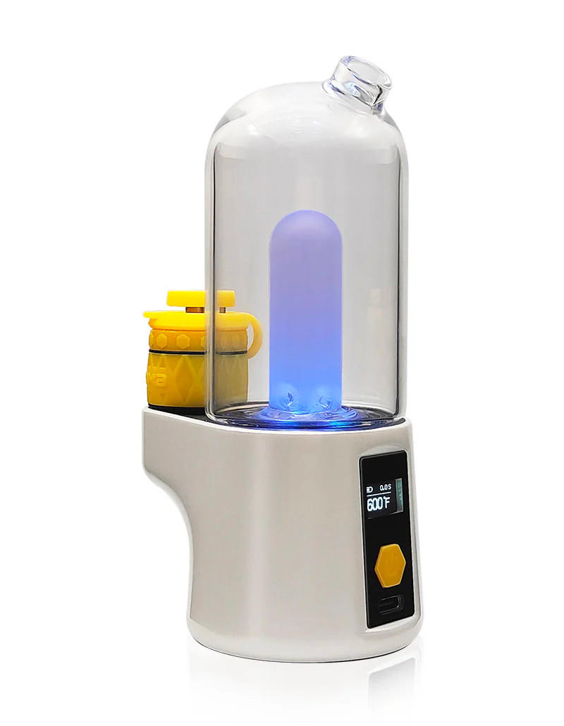 BOMB Pro Portable Electric Dab Rig: White | Electronic Rig