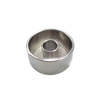 Titanium Nail: Titanium Dish for 25mm Enail Coil - VapeBrat