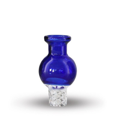 Vortex Spinner Bubble Carb Cap 25mm: Blue | Dab Rig Carb Cap