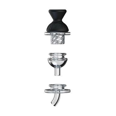 SoftGlass Carb Cap Set: Convertible - Onyx | Dab Rig Cap
