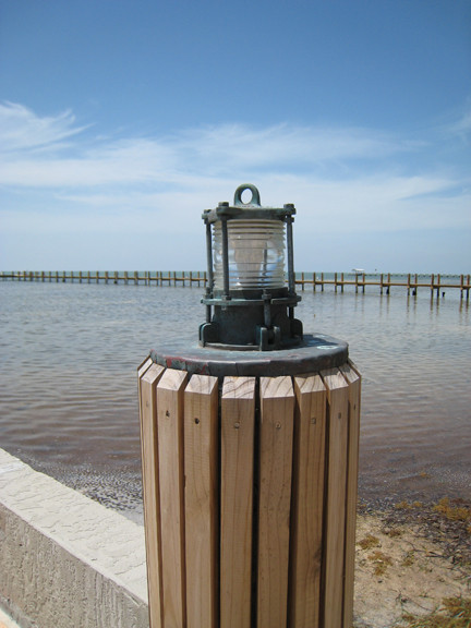 Nautical Pier Piling Dock Light- Patina Finish - Nautical Decor and ...