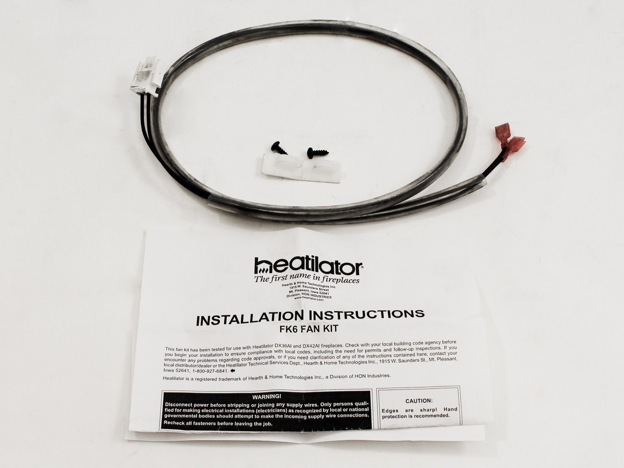Heatilator FK6 Blower Fan Kit | Fits DX36AI & DX42AI Wood Fireplaces