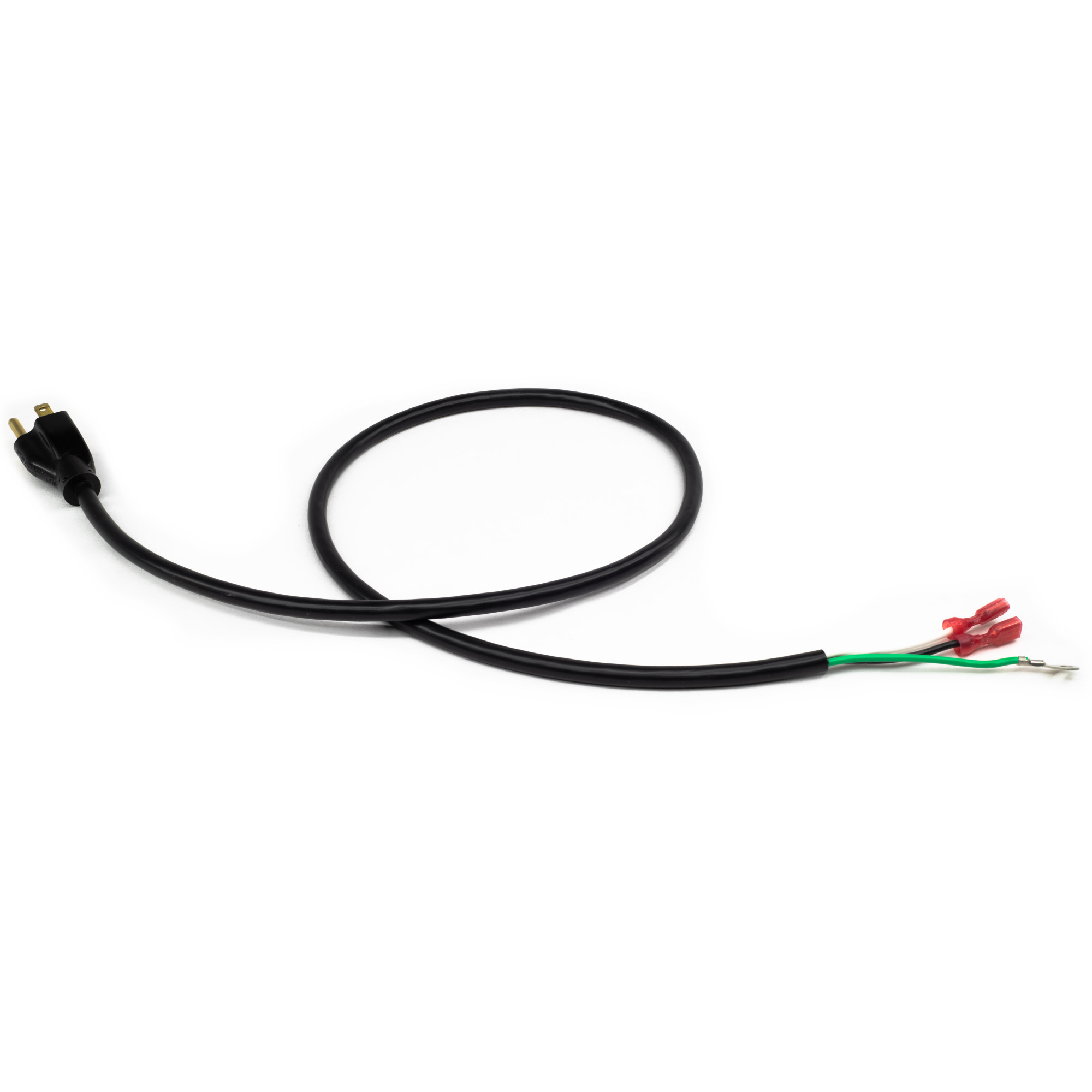 3-Prong AC Grounded Power Cord w/ Ring Terminal Ground