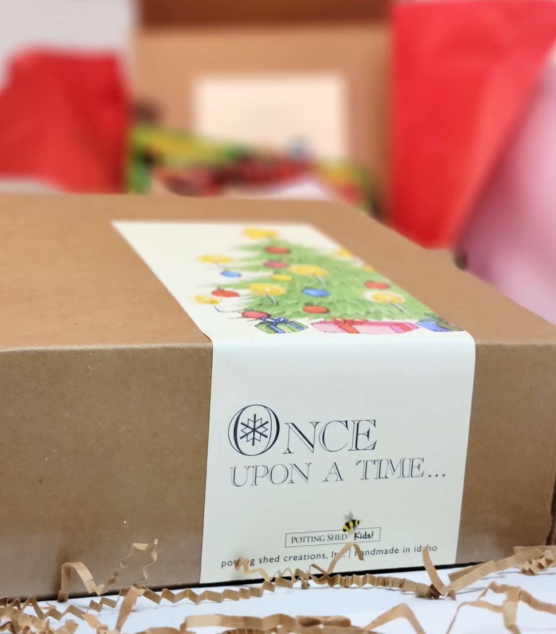 Kids Garden-in-a-bag Gift Box | Christmas Tree - Potting Shed Creations ...