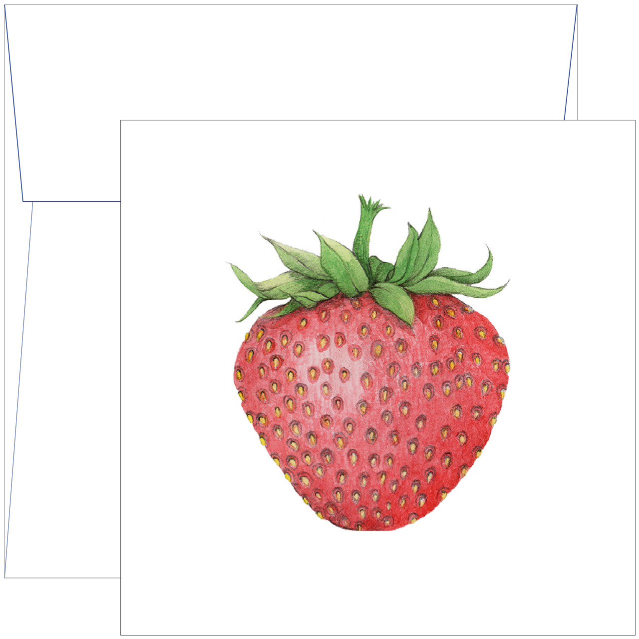 Strawberry Note Card - Potting Shed Creations, LTD