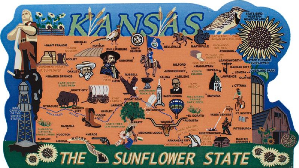 January 29th, 1861 - Kansas became the 34th State in the Union ...