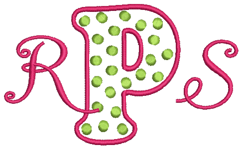 Paris Script Monogram Machine Embroidery Designs